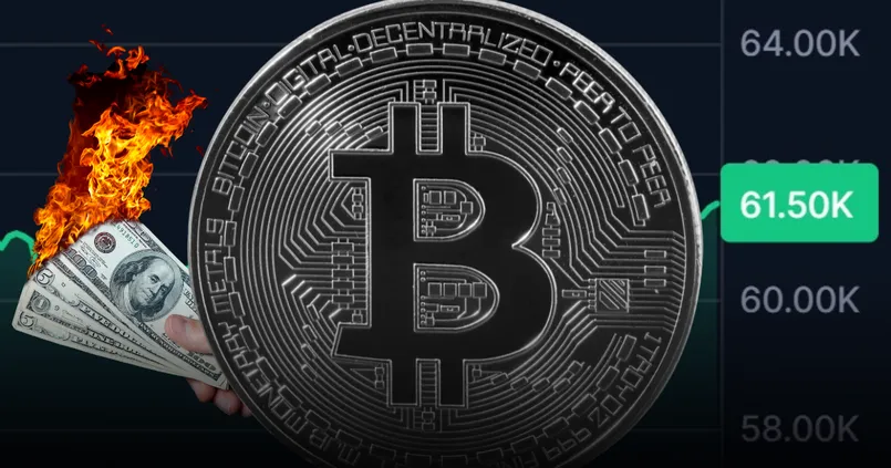 สาย Short โดนล้างพอร์ตยับ! หลัง Bitcoin แตะ 61,000 ดอลล์! - CryptoSiam